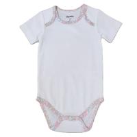 China 7 Days Sample Order Lead Time Supported Style Short Sleeve Baby Rompers with Button for sale