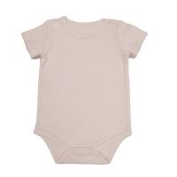 China Unisex Toddler Bodysuit Set 100% Cotton Baby Jumpsuits Short Sleeves 0-24 Months Summer for sale