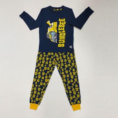 China 100% Cotton Boys Clothing Sets Long Tshirt and Pants for Ages 0-16 Years OEM Custom Sizes for sale