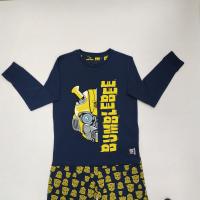 China 100% Cotton Boys Clothing Sets Long Tshirt and Pants for Ages 0-16 Years OEM Custom Sizes for sale