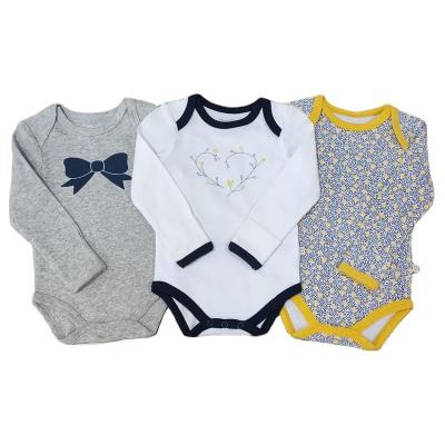 China 100% Combed Cotton Baby Romper for 0-36 Months OEM Custom Anti-Pilling Breathable for sale