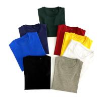 China Boys Casual Short Sleeve Crewneck T-Shirt 94% Cotton 6% Spandex Summer Knit Top for sale