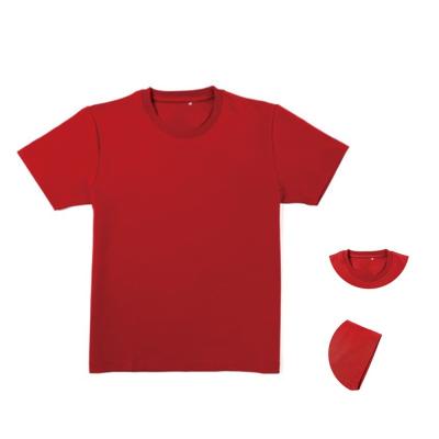 China Boys Cotton Spandex Knitted Crewneck Short Sleeve T-Shirt Summer Casual Top Size 3Y-10Y for sale