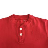 China Kids Boys Cotton Spandex O-Neck Short Sleeve T-Shirt Summer Red Size 3-10 Years for sale