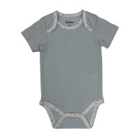 China Button Closure Summer Baby Short Sleeve Cotton Kids Suit 3 Pcs Newborn Cloths OEM Custom for sale