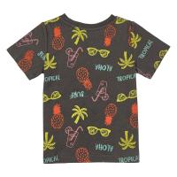 China Custom 100% Cotton Jersey Boys T-Shirts Short Sleeve Anti-Shrink Sizes 2Y-10Y for sale