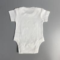 China 100% Cotton Baby Rompers Glitter Printing Bodysuit 0-12 Months Summer Short Sleeve Snap Fastener OEM for sale