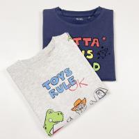 China 160-210 GSM 100% Cotton Long Sleeve Boys T-Shirt for Custom Kids Clothing Ages 3-10 for sale