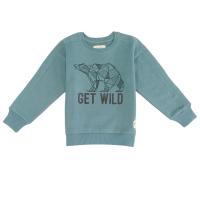 China Custom Girls Pullover Fleece Sweatshirt with Rubber Printing and Print Pattern for sale