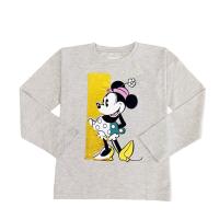 China 100% Cotton Kids T-Shirts Oversize Long Sleeve Girls T-Shirts O-Neck Ages 3-10Y for sale