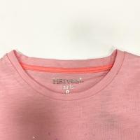 China 100% Cotton Girls Beaded Embroidered Short Sleeve T-Shirt 150 GSM Summer Slub Jersey for sale
