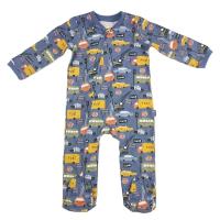 China Newborn Bodysuit Rompers with Zipper Close and Printing Pattern in Customized Color for sale