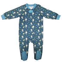 China Unisex Baby Footie Pajamas 100% Cotton Winter Sleepwear for Infants Toddlers 0-36 Months for sale