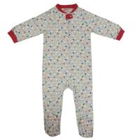 China Unisex Baby Footie Pajamas 100% Cotton Winter Sleepwear for Infants Toddlers 0-36 Months for sale