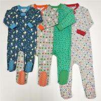 China Unisex Baby Footie Pajamas 100% Cotton Winter Sleepwear for Infants Toddlers 0-36 Months for sale