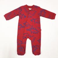 China Newborn Baby Bodysuit Romper 60% Cotton 40% Polyester Zipper Closure Printing Pattern 0-24 Months for sale