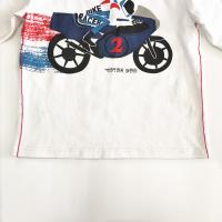 China 2pcs Cartoon Print Baby Boys Clothing Set 100% Cotton Soft Kids Wear OEM for sale