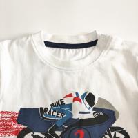 China 2pcs Cartoon Print Baby Boys Clothing Set 100% Cotton Soft Kids Wear OEM for sale