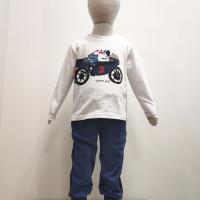 China 2pcs Cartoon Print Baby Boys Clothing Set 100% Cotton Soft Kids Wear OEM for sale