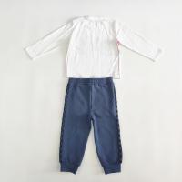China 2pcs Cartoon Print Baby Boys Clothing Set 100% Cotton Soft Kids Wear OEM for sale