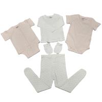 China 100% Cotton Newborn Baby Clothing Gift Set 5 Pieces for Girls 3-9 Months for sale