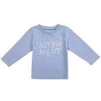 China O Neck Long Sleeve Baby T Shirt 60 Cotton 40 Polyester Cartoon Print Kids Clothing OEM for sale