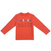 China O Neck Long Sleeve Baby T Shirt 60 Cotton 40 Polyester Cartoon Print Kids Clothing OEM for sale
