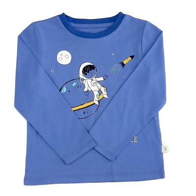 China 100% Cotton Baby Boy T-Shirt Cartoon Print Toddler Shirt Size 6-9M to 3Y OEM for sale