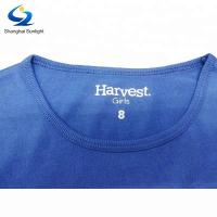 China Breathable Cotton Girl T-Shirt with Heart Pattern for Ages 3-12 OEM Custom for sale