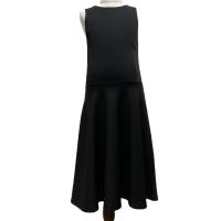 China Sleeveless Elegant Black Little Girl Kids Party Dress 92% Polyester 8% Spandex Ages 3-10 for sale