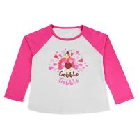 China 100% Cotton Raglan Long Sleeve Toddler Girls T-Shirt Western Halloween Print Ages 0-12 for sale