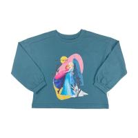China 100% Combed Cotton Childrens T-Shirt 160gsm Customizable Cartoon Tee for Girls Size 3Y-10Y for sale