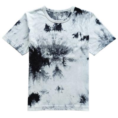 China 100% Cotton Kids Boy T-Shirt Tie Dye Short Sleeve O-Neck Summer Sizes 2Y-12Y OEM for sale