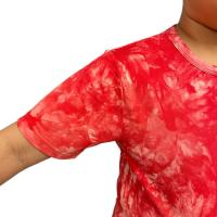 China 100% Cotton Tie Dyed Boys T-Shirts 160g Fabric Weight Kids Polo Shirts OEM Sizes 2Y-12Y for sale