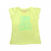 China 100% Cotton Baby Girl T-Shirts O-Neck Print Pattern Tops for Newborns 0-24 Months Summer for sale