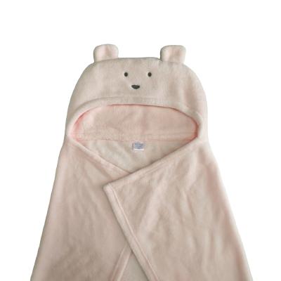 China Coral Fleece Baby Blanket 95x78cm Super Warm Newborn Winter Blanket for Kids OEM for sale