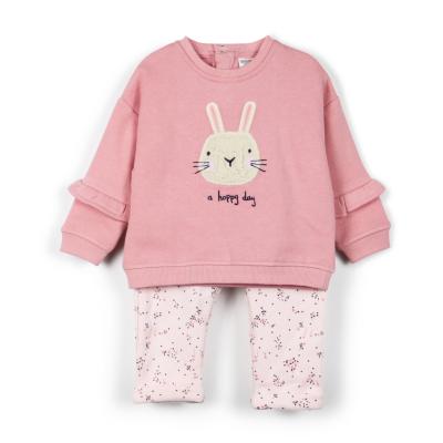China Baby Girls Winter Clothing Sets Top and Pants for 1 Year Old Soft Warm Outfits for sale