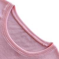 China Custom Women's Rib T-Shirt 95% Cotton 5% Spandex Short Sleeve Soft Hand Feel OEM for sale
