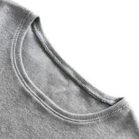 China Custom Women T-Shirt 95% Cotton 5% Spandex Rib Knit Soft Hand Feel S-2XL for sale