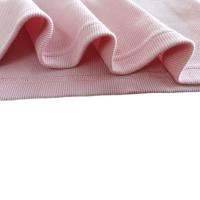 China Custom 95% Cotton 5% Spandex Rib Women's T-Shirt Solid Pattern OEM Sizes S-2XL for sale