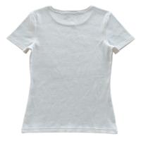 China Custom Cotton Spandex Rib T-Shirts for Women Ladies Basic Round Neck Tee S-2XL for sale