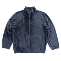 China Custom Men's Stand Collar Hoodie 100% Polyester Coral Velvet Warm Sweatshirt OEM S-2XL for sale
