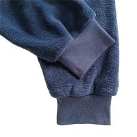 China Men's Knitted Coral Velvet Hoodie Jacket with Zipper Soft Hand Feel Warmth S-2XL for sale