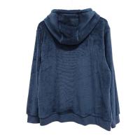 China Men's Knitted Coral Velvet Hoodie Jacket with Zipper Soft Hand Feel Warmth S-2XL for sale
