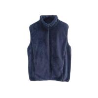 China Plus Size Men's Coral Velvet Sleeveless Hoodie Custom Logo S-2XL OEM for sale
