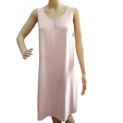 China Custom Plus Size Sleeveless Women's Dress 95% Polyester 5% Spandex Knitted Fabric OEM ODM for sale