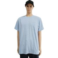 China Oversize Men's Cotton T-Shirt with Front Pocket Custom Designer Plain Tee S-2XL for sale