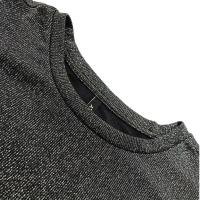 China Women's Puff Sleeve Cocktail Dress Shiny Metallic Thread 85% Nylon 11% Metallic 4% Elastane S-2XL for sale
