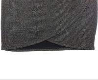 China Women's Puff Sleeve Cocktail Dress Shiny Metallic Thread 85% Nylon 11% Metallic 4% Elastane S-2XL for sale