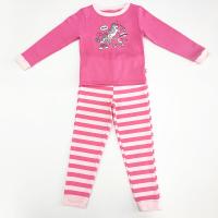 China Customized Winter Kids Pajamas Set for Girls Ages 3-10 Polyester Cotton O Neck for sale